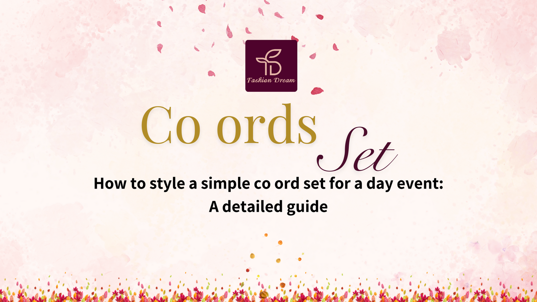 How to style a simple co ord set for a day event: A detailed guide